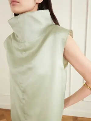 Altuzarra Silk Maxi Dress - Green