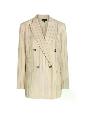 Rag & Bone Emile Pinstriped Blazer - Neutrals