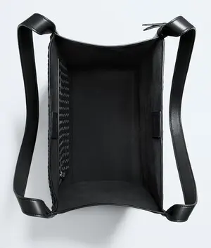 Bottega Veneta Intrecciato Nappa Supple Tote Bag - Black