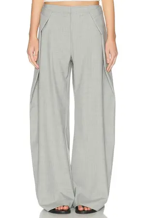 ST. AGNI Tailored Fold Pant