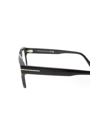 TOM FORD Geometric Frame Eyeglasses - Black