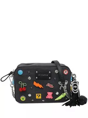 LA CARRIE Removable-pins Shoulder Bag - Black