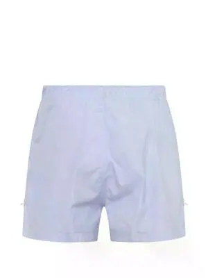 Martine Rose Lace Striped Shorts - Blue