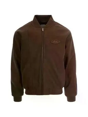 ARTE ANTWERP Embroidered Bomber Jacket - Brown
