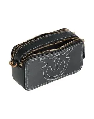 Pinko Leather Camera Cross-body Bag - Black