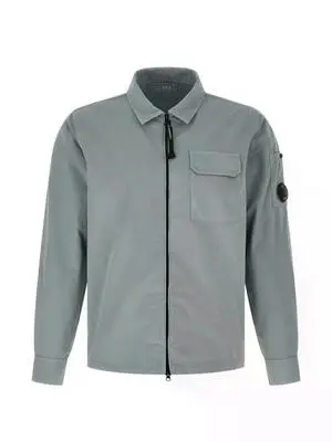 C.P. COMPANY Organic Gabardine Zipped Lens Overshirt