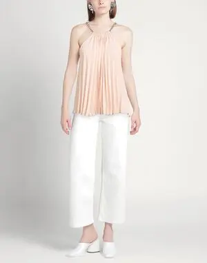 HOPPER Crepe Pleated Top - Pink