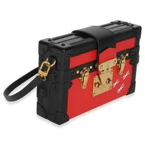LOUIS VUITTON Black Epi Petite Malle