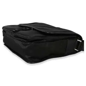 Prada Nylon Saffiano Logo Buckle Messenger Bag