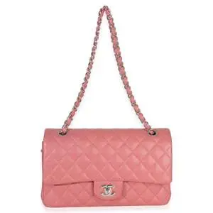 Chanel Quilted Lambskin Classic Double Flap Bag - Pink