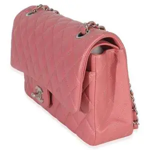 Chanel Quilted Lambskin Classic Double Flap Bag - Pink