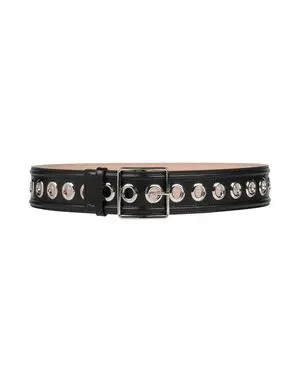 Alexander McQueen Leather Belt With Appliqués