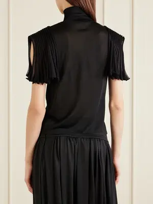 Alaïa Cropped Jersey Top