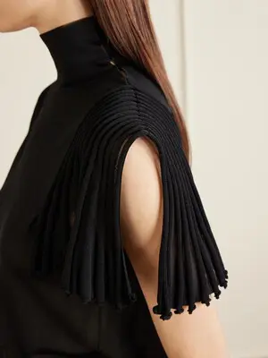Alaïa Cropped Jersey Top