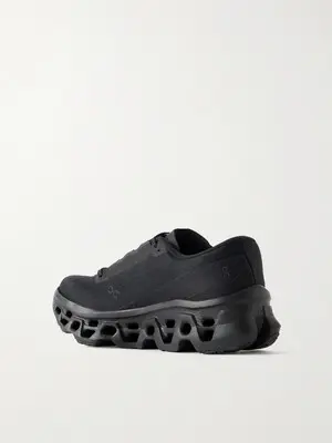 On Cloudmonster 3 Rubber-trimmed Mesh Sneakers - Black