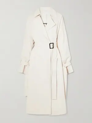 Maria Mcmanus Belted Twill Trench Coat