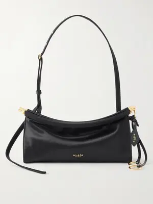 Alaïa Le Click Small Satin Shoulder Bag - Black