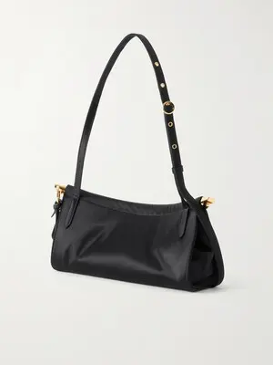 Alaïa Le Click Small Satin Shoulder Bag - Black