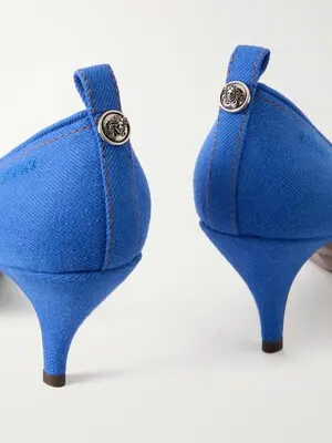 Versace Tina 65 Denim Pumps