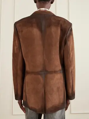 Acne Studios Distressed Suede Blazer