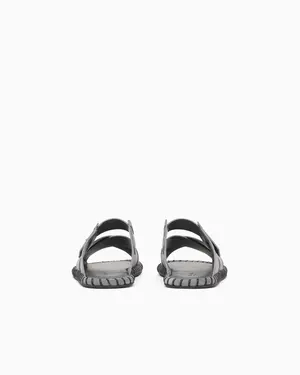 Giorgio Armani Suede Sandals - Grey