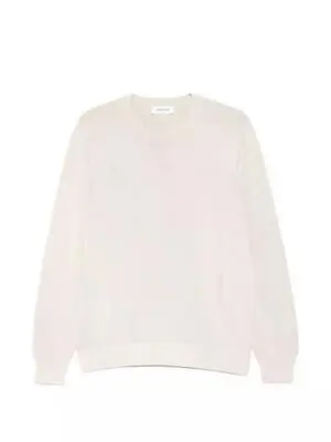 GRAN SASSO Crew-Neck Knitted Sweater Neutrals