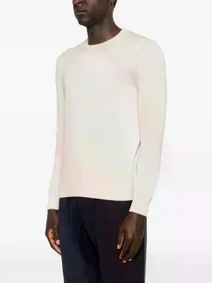 GRAN SASSO Crew-neck Knitted Sweater - White
