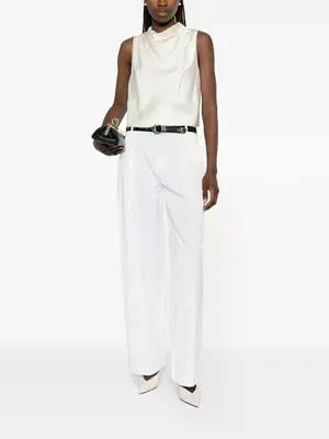 Vince Cowl-neck Sleeveless Top - Neutrals