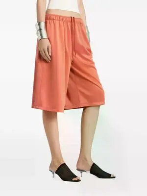 COURREGES Back-panel Shorts - Orange
