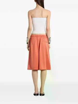 COURREGES Back-panel Shorts - Orange
