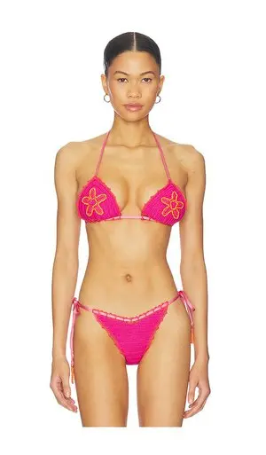 CAPITTANA Trinidad Flower Bikini - Fuchsia