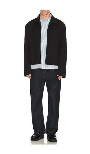 Obey Alan Woven Shirt In Baby Blue