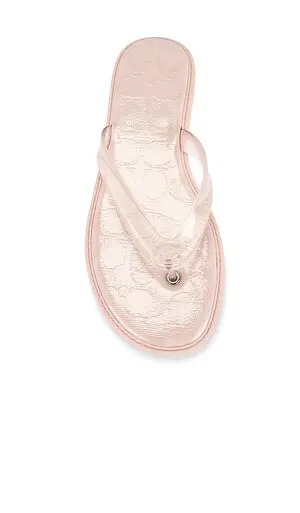 COACH Jelly Flip Flop Sandal - Candy Pink