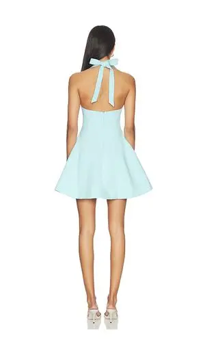 Bardot Deserae Halterneck Mini Dress - Aqua