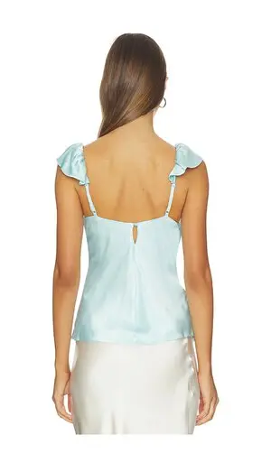 Bardot Ivy Lace Detail Camisole - Aqua