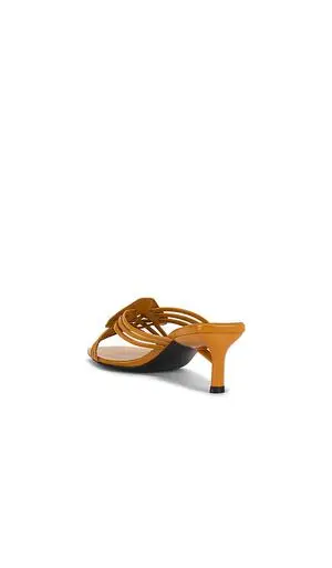 Jeffrey Campbell Amenity Woven Kitten Heel Sandal