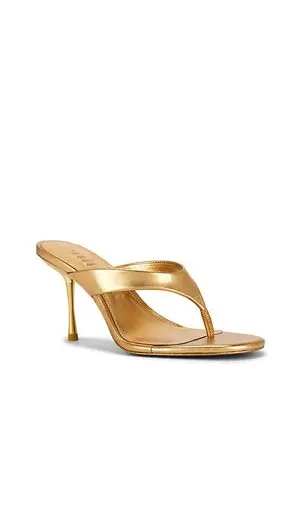 Cult Gaia Stella Metallic Sandals - Brass