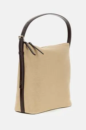 A.p.c. Linen Shoulder Bag - Beige