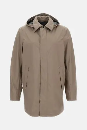 Herno Microfiber Raincoat - Grey