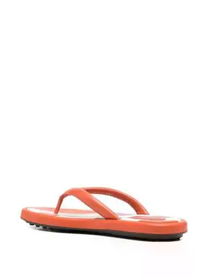 TOD'S Stripe Detail Flip Flops