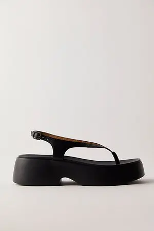 Camper Tasha Platform Sandals - Black