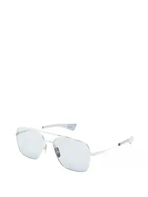 Dita Flight Seven Pilot-frame Sunglasses - Silver