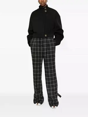Pinko Lucita Plaid Trousers
