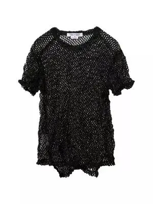 Comme Des Garçons Fishnet Top