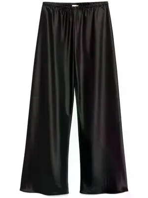 Almada Label Bias Satin Trousers