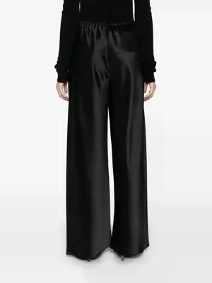 Almada Label Bias Satin Trousers