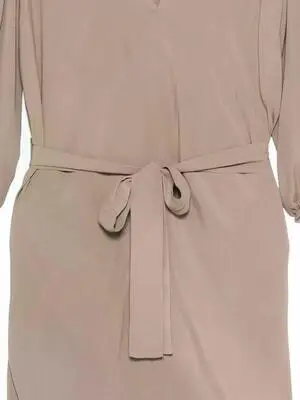 Seventy V-neck Belted Dress