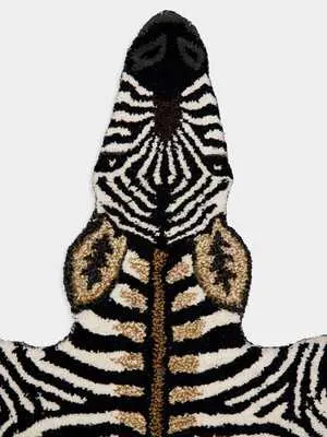 DOING GOODS Large Stripey Zebra Rug