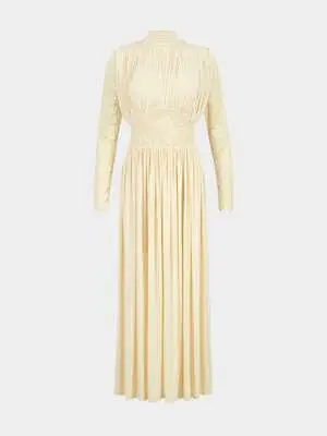 Zimmermann Rebellion Draped Maxi Dress - Beige