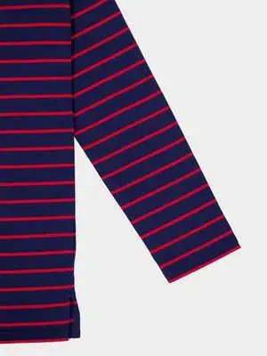 Valentino Garavani Chez Striped Long Sleeve Top - Multicolour